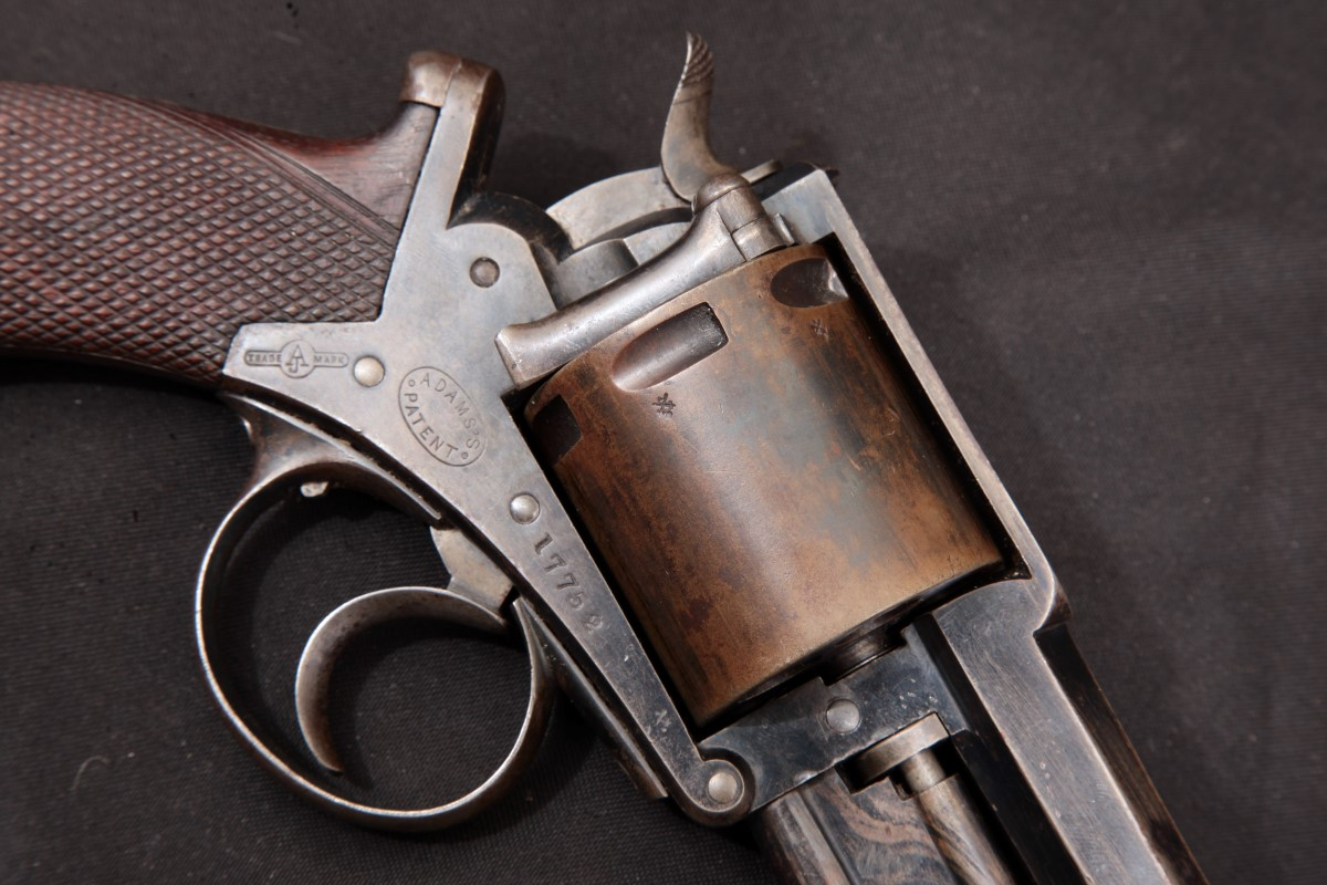Adams Model Of 1872 Mark 3 Mk Iii, Blue 6" 6-Shot Sa/Da Double Action ...