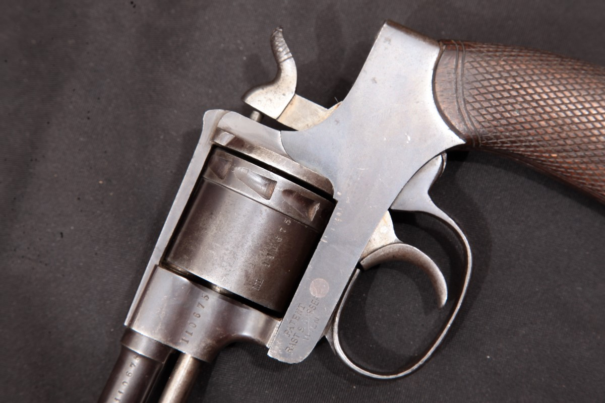 Rast & Gasser Model 1898 Numbers Match, Blue 4 1/2" 8-Shot Sa/Da Double ...