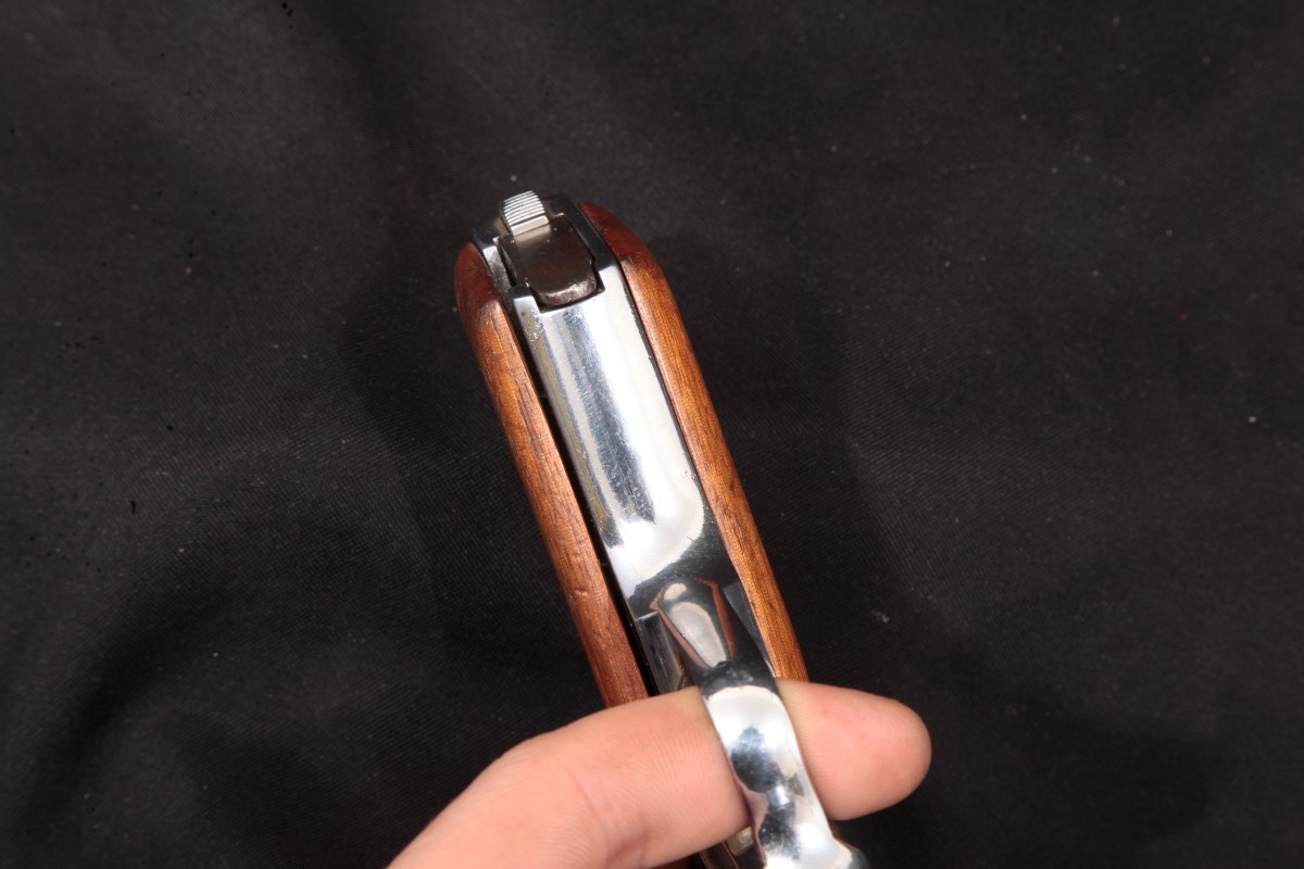 Stenda Waffenfabrik Model Beholla/Stenda Pistol, Missing Parts, Chrome ...