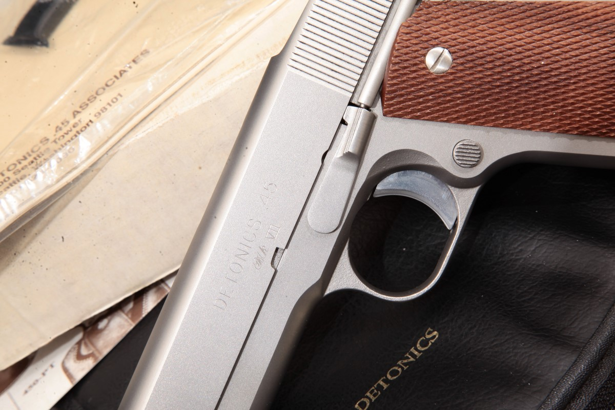 Detonics Combat Master Mk Vii, Matte Stainless 3 1/2" Single Action ...