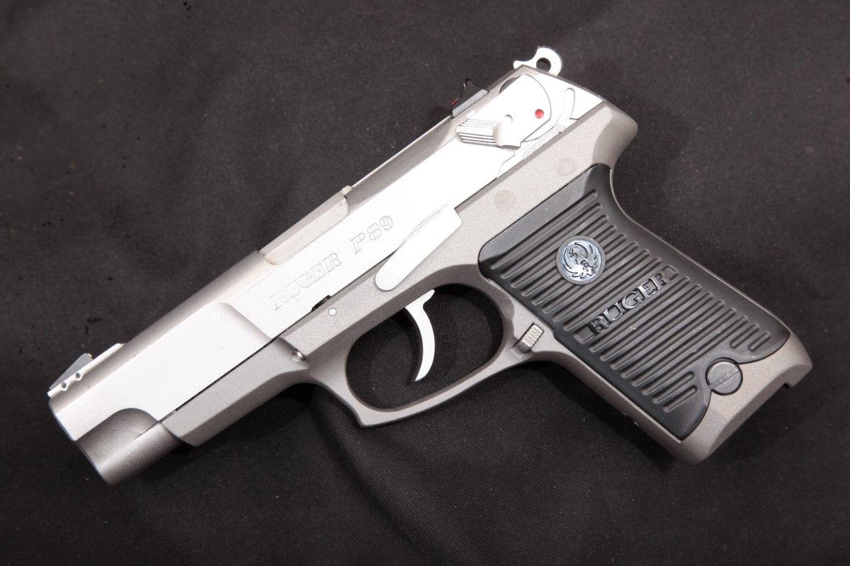 Sturm, Ruger & Co. Inc Model P89 P-89, Stainless & Alloy 4 1/2" Sa/Da ...