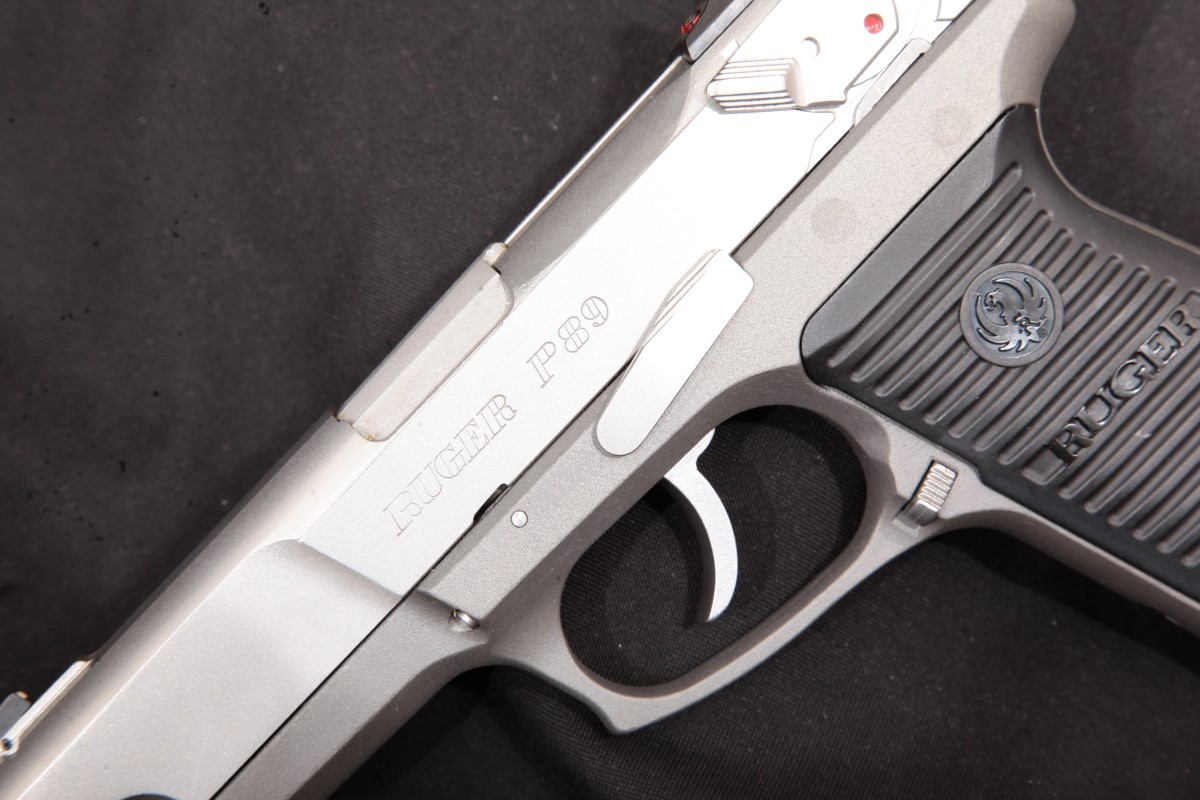 Sturm, Ruger & Co. Inc Model P89 P-89, Stainless & Alloy 4 1/2" Sa/Da ...
