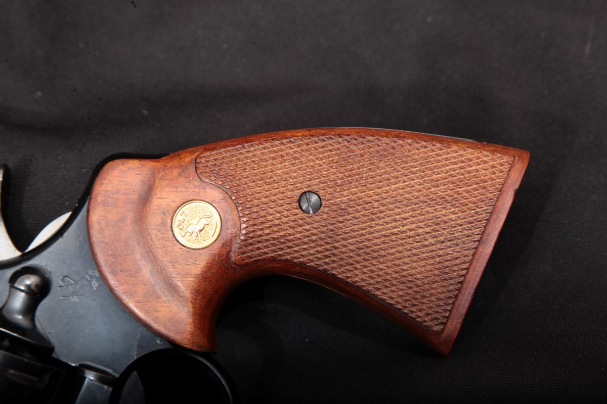 Colt Python Model I3640, Blue 4" 6-Shot Sa/Da Double Action Revolver ...