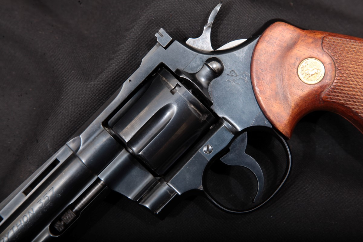 Colt Python Model I3640, Blue 4" 6-Shot Sa/Da Double Action Revolver ...