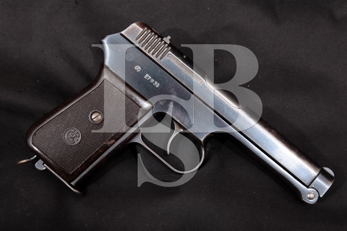 Cz Vz. 38 P.39(T), Echoslovakian Contract, Blue, 4 7/8 Double Action ...
