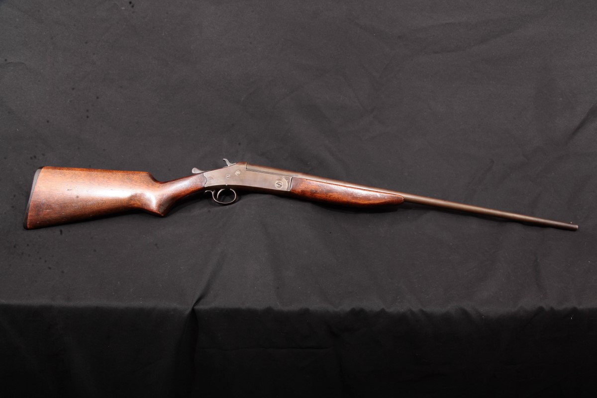 Stevens Springfield Model 1929, Blue 26" Single-Shot Exposed Hammer ...