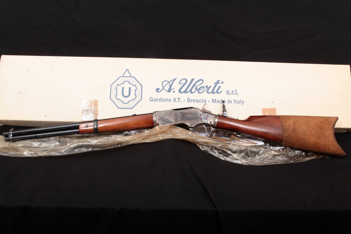 Uberti Cimarron 1873 `73 Carbine Cat# 4721, Blue & Case Color 19" Lever ...