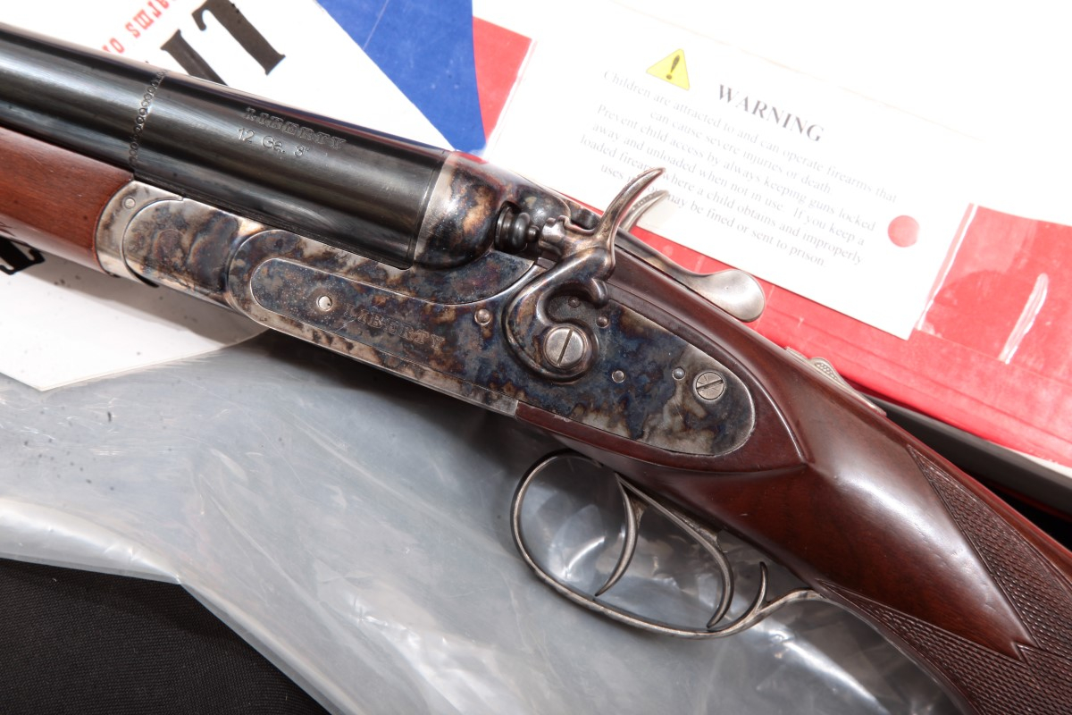 Kbi Akkar Liberty Coach Gun, Blue & Case-Color 20" External Hammer Sxs ...