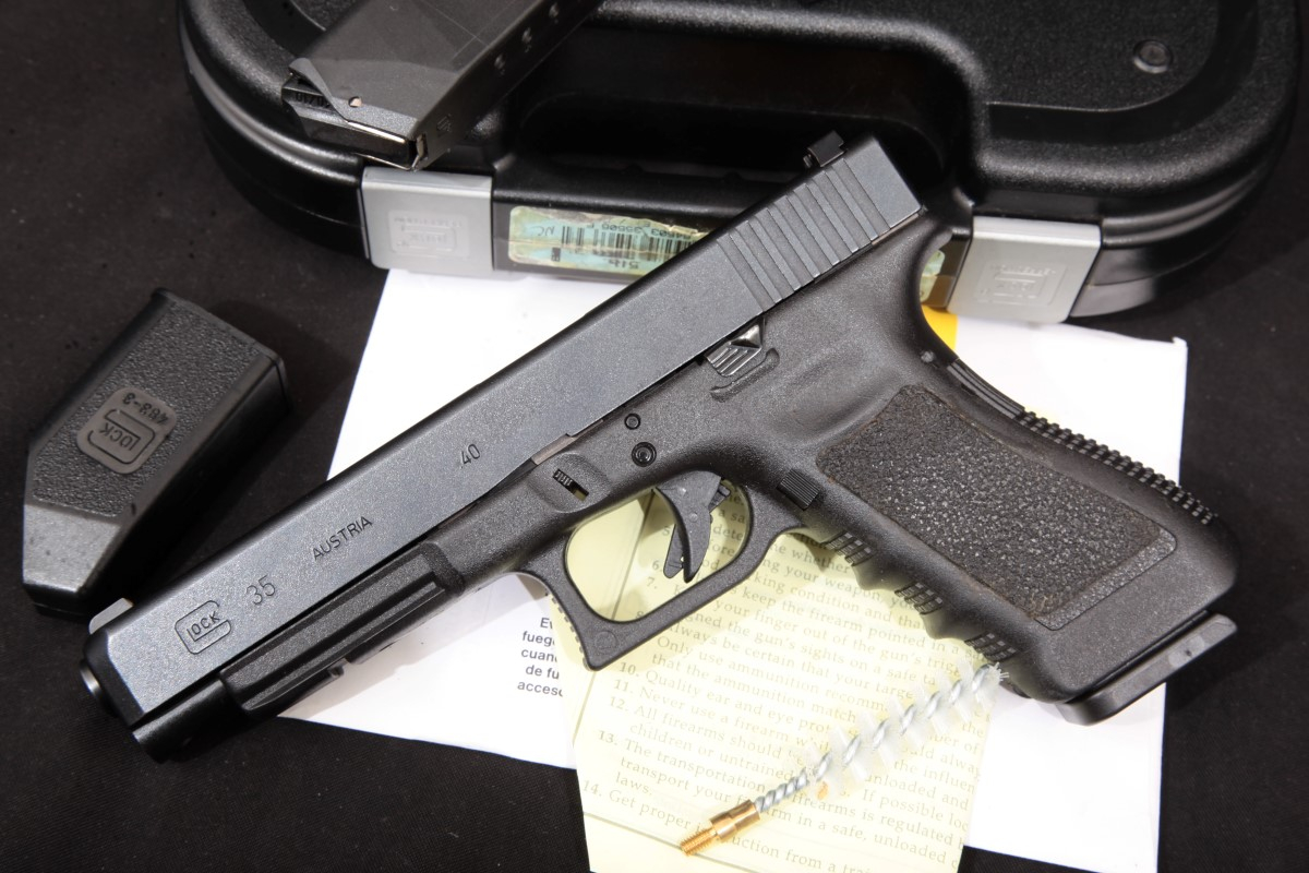 Glock Model 35 G35 Generation 3 Gen3 G3, Matte Black Tennifer 5.32 ...