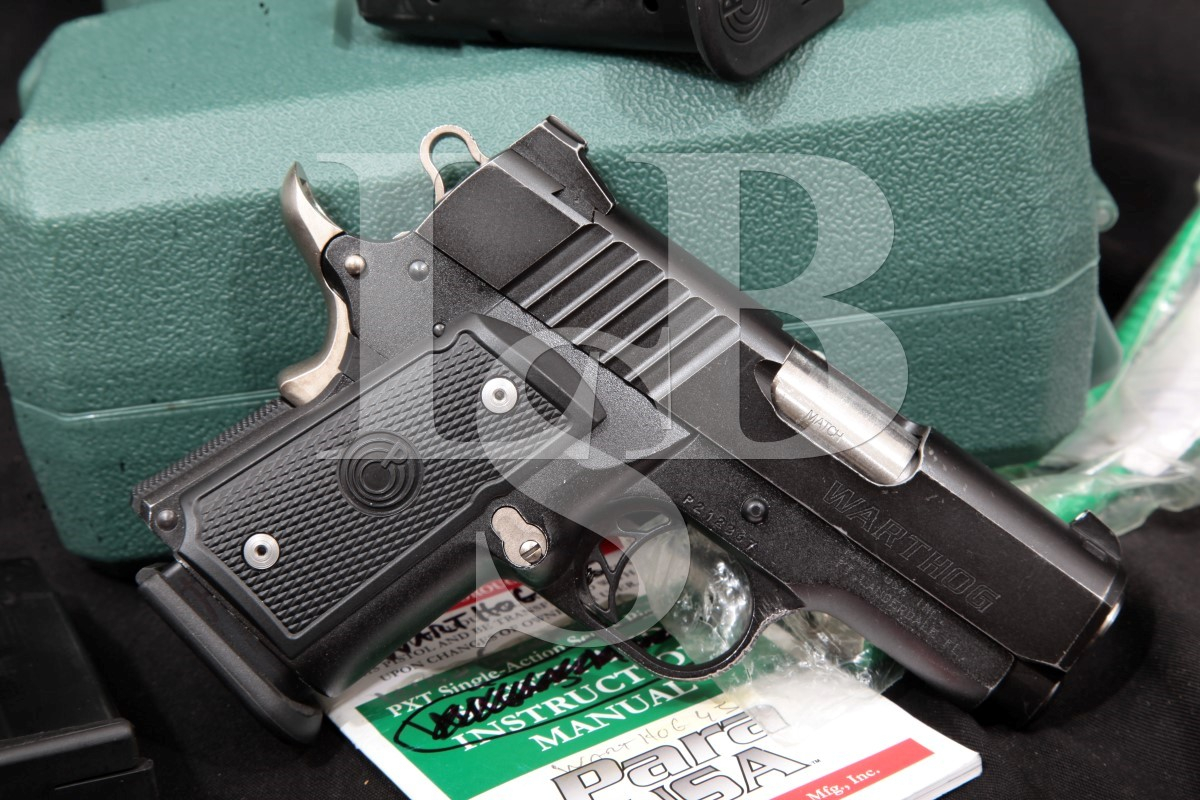 Para Ordnance Model Warthog 45 Hi-Cap, Bright Black/Matte Black Alloy ...