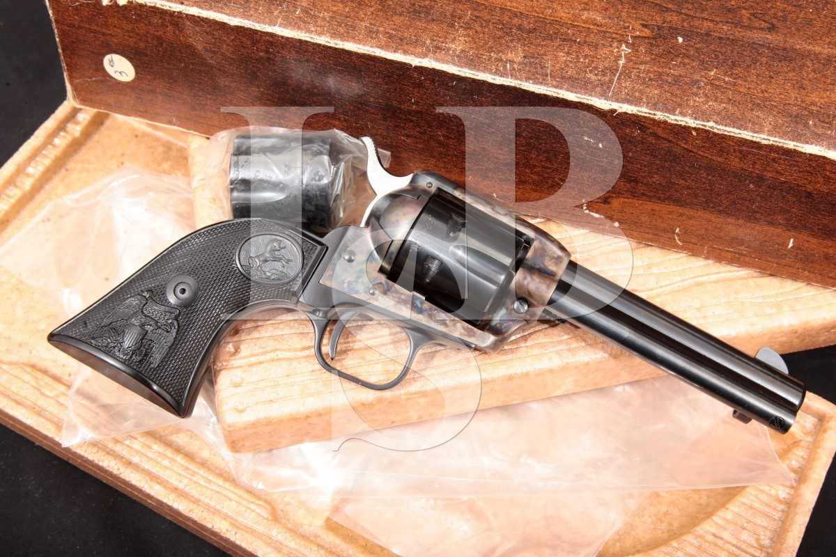 Colt Model Peacemaker .22, Blue, Black & Case-Color 4.4