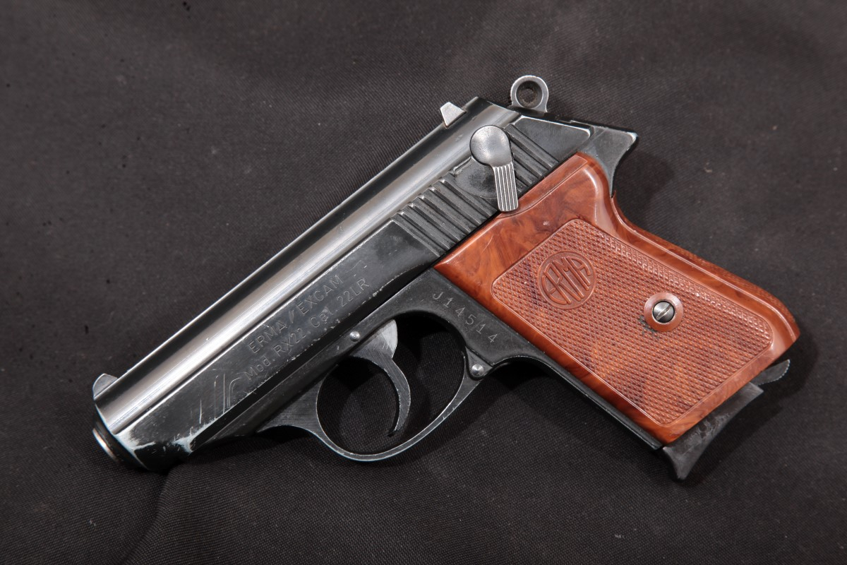 Erma Werke Excam Model Rx22 Rx-22, Black 3 1/4" Sa/Da Semi-Automatic ...