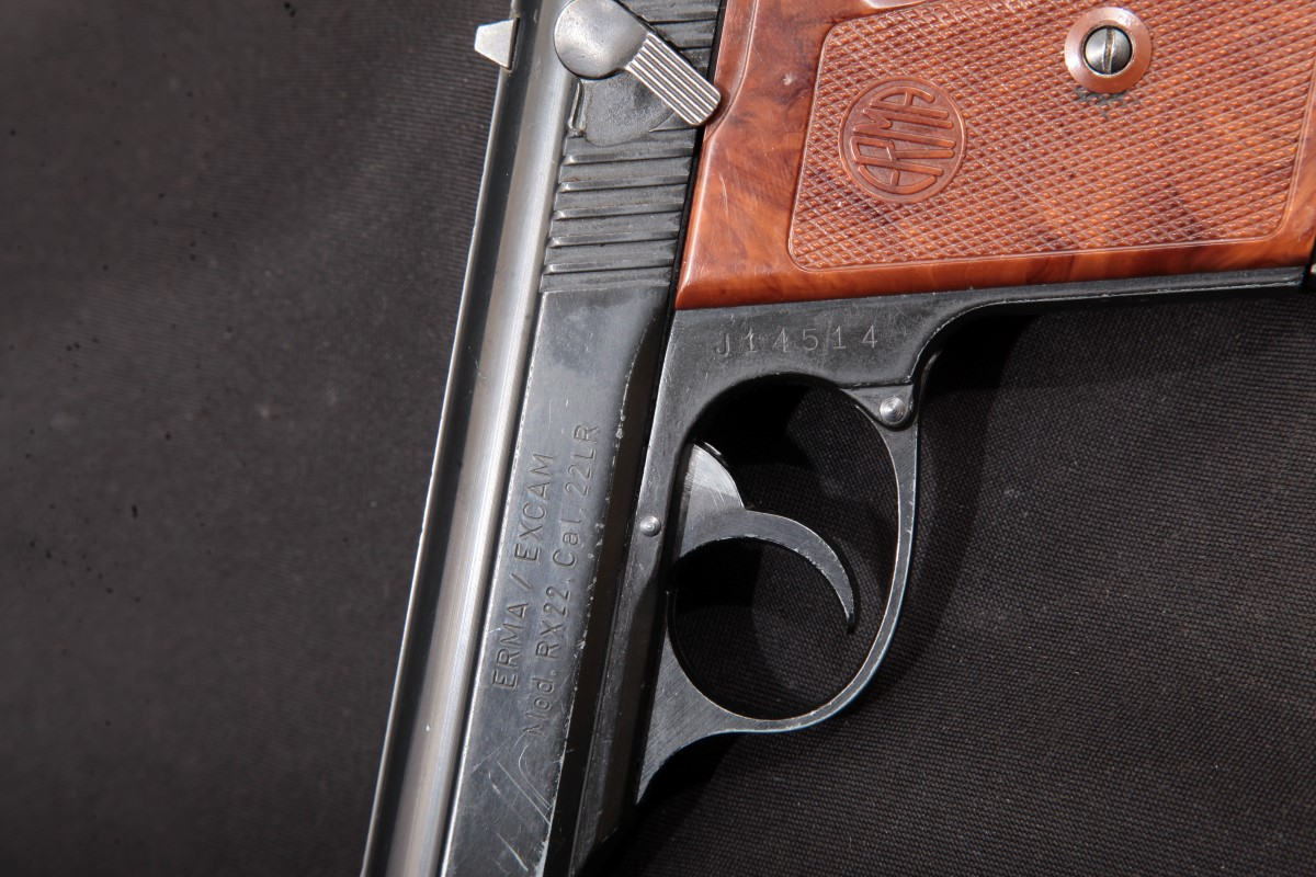 Erma Werke Excam Model Rx22 Rx-22, Black 3 1/4" Sa/Da Semi-Automatic ...