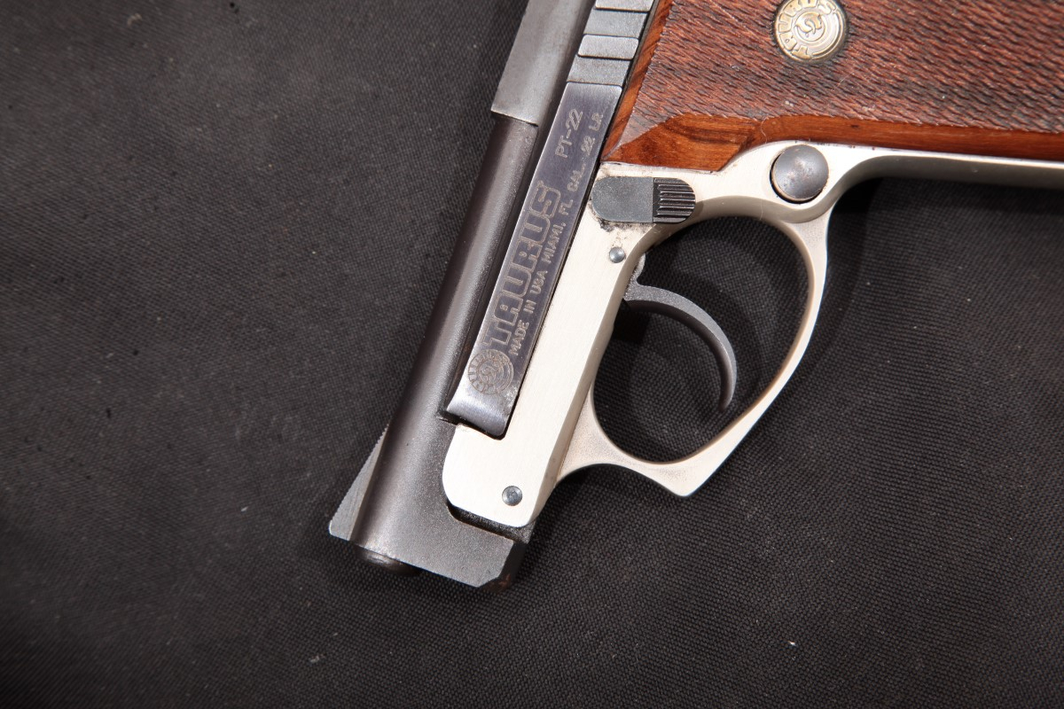 Taurus Model Pt-22 Pt22, Two-Tone Blue & Alloy 2 3/4" Tip-Up Barrel Dao ...