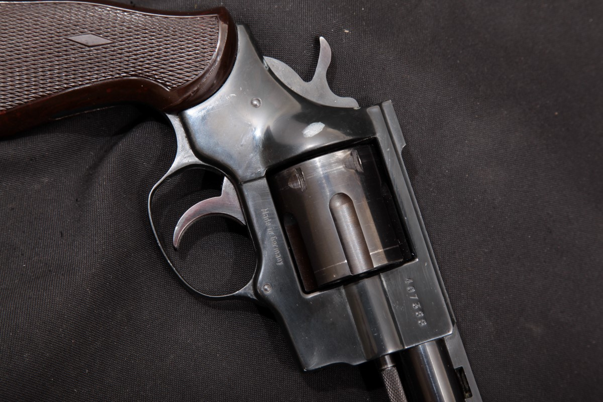 Arminius Model Hw38 Hw-38, Blue & Black 4" Vent-Rib 6-Shot Sa/Da Double ...