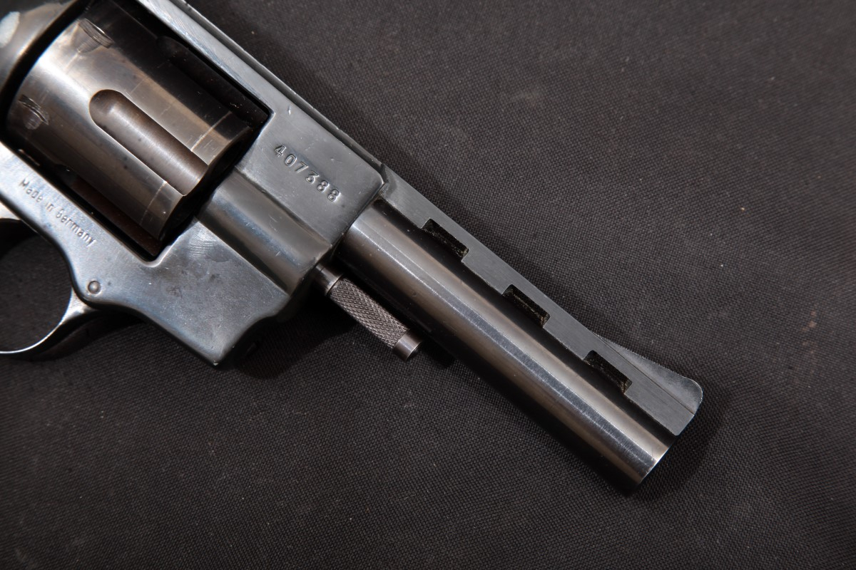 Arminius Model Hw38 Hw-38, Blue & Black 4" Vent-Rib 6-Shot Sa/Da Double ...