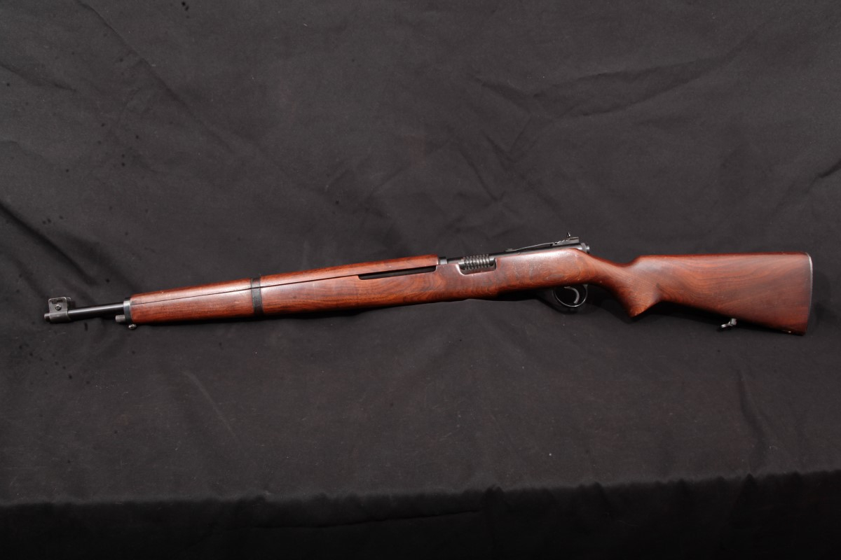 J. Stevens Arms Co. Springfield Model 87m 87-M, Blue 23 1/2" Garand ...