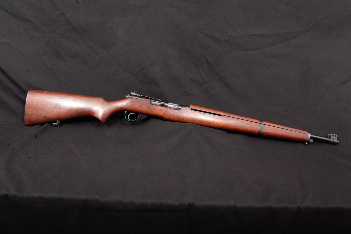 J. Stevens Arms Co. Springfield Model 87m 87-M, Blue 23 1/2" Garand ...