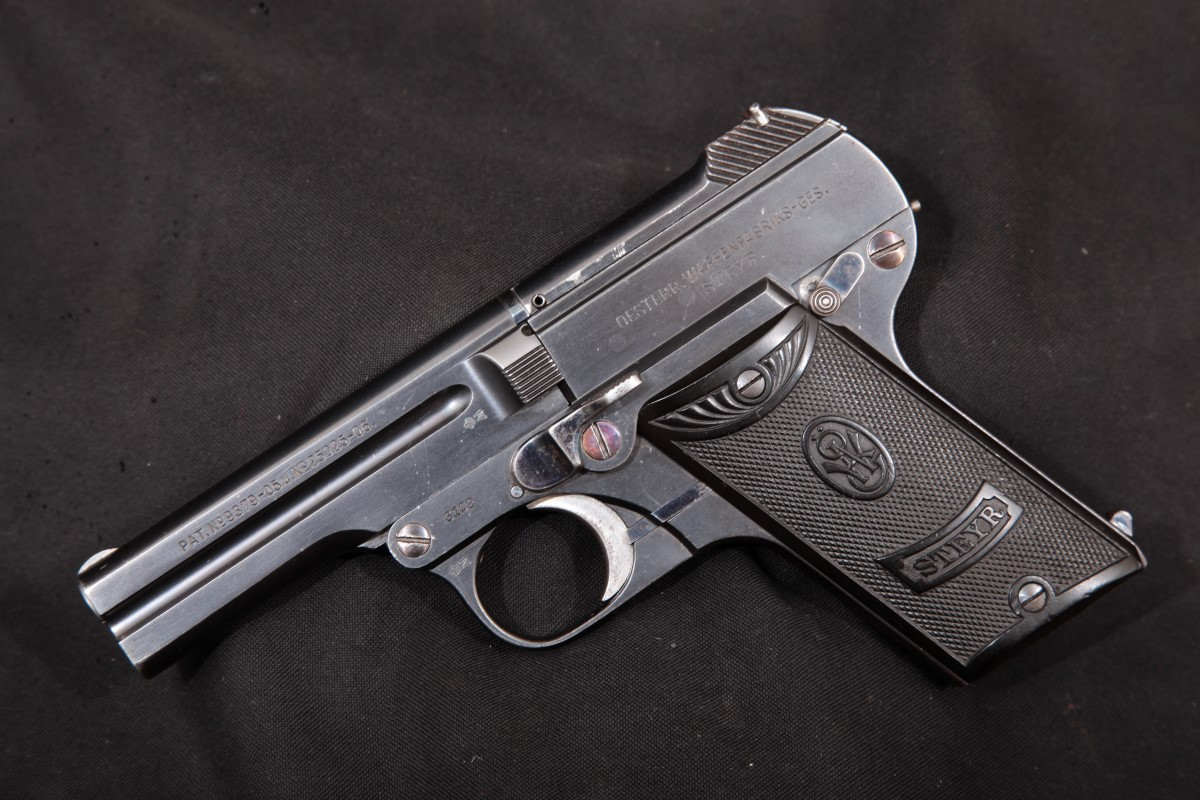 Oesterreichische Waffenfabrik Gesellschaft Owg Model 1908 Steyr Pieper ...