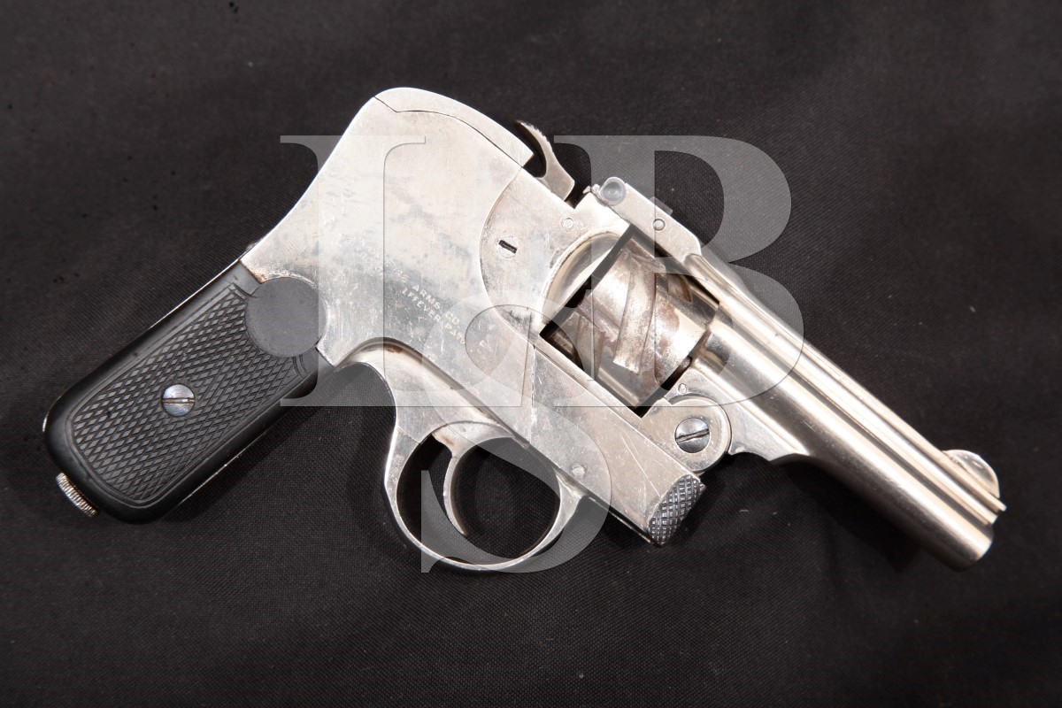 Union Fire Arms Co. Extremely Model Automatic Revolver, Nickel 3 Da ...