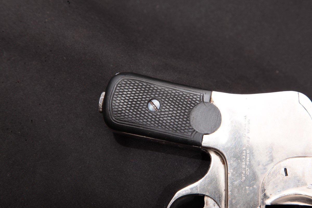 Union Fire Arms Co. Extremely Model Automatic Revolver, Nickel 3 Da ...