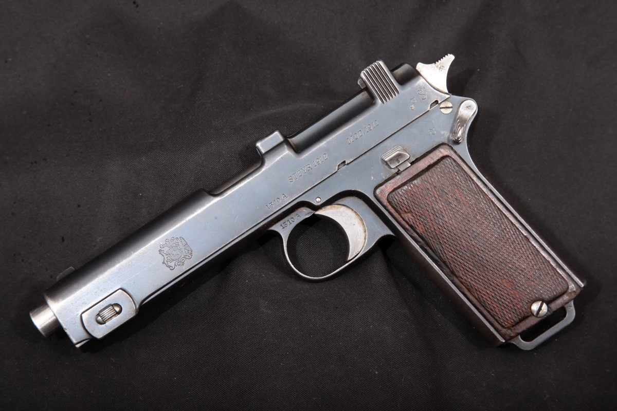 Steyr Model -Hahn 1911 Chilean Contract, Blue 5 1/8 Sa Semi-Auto Pistol ...