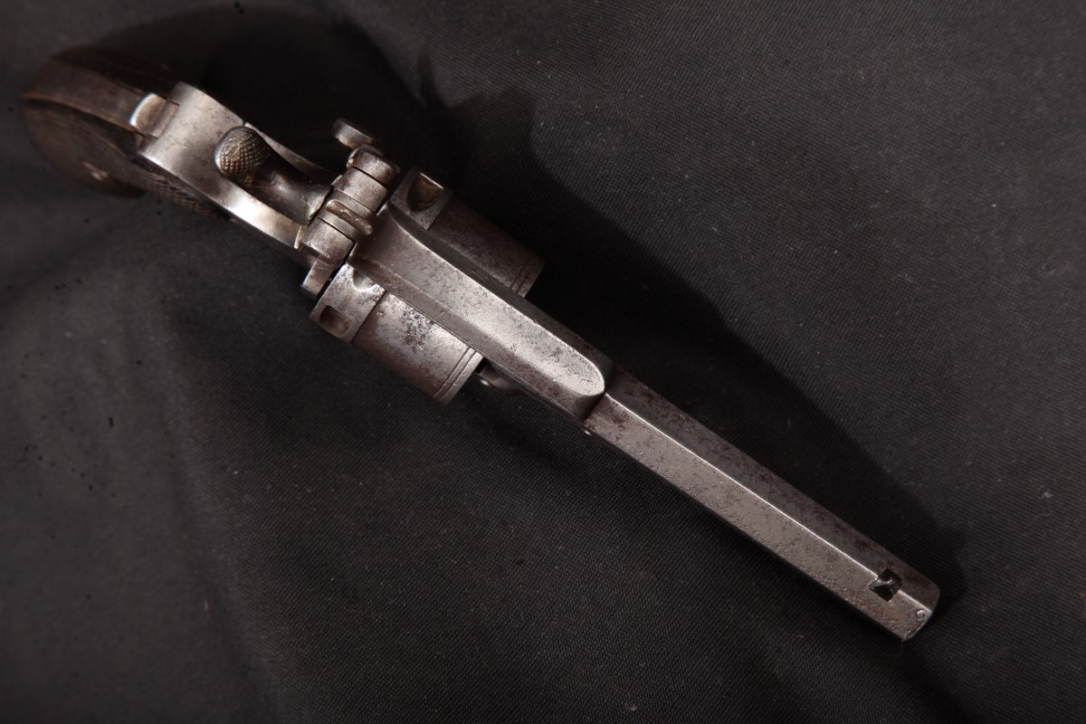 Augustus Francotte Top Break Pocket Revolver, Folding Trigger, Blue 3 ...