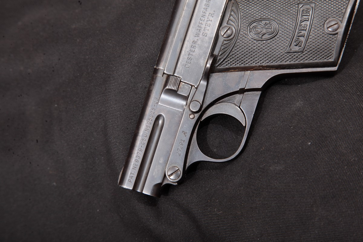 Oesterreichische Waffenfabrik Gesellschaft Owg Model 1908 Steyr Pieper ...