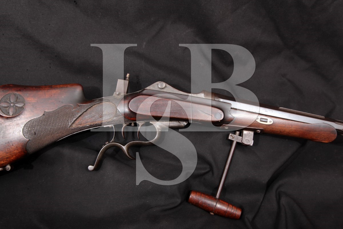 German Martini Schuetzen Target Tyrolean Style Stock, Double Set ...