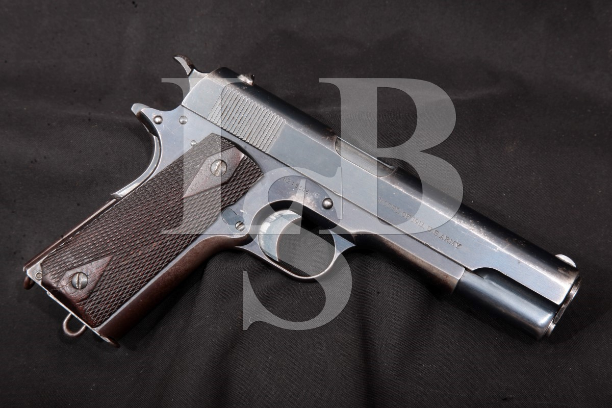 Colt Model Of 1911 U.S. Army Shipped To Commanding Officer Augusta ...