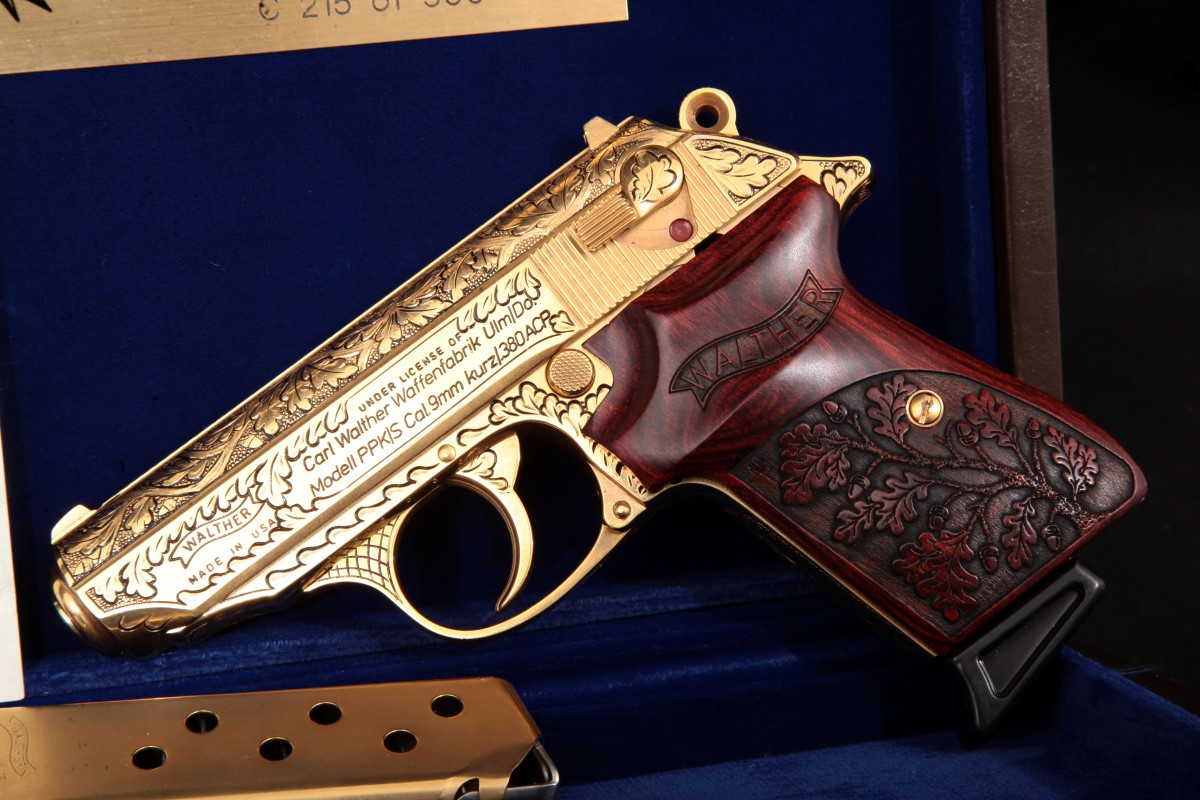Interarms Walther Ppk/S American Limited Collectors Series, Gold 3 Da ...