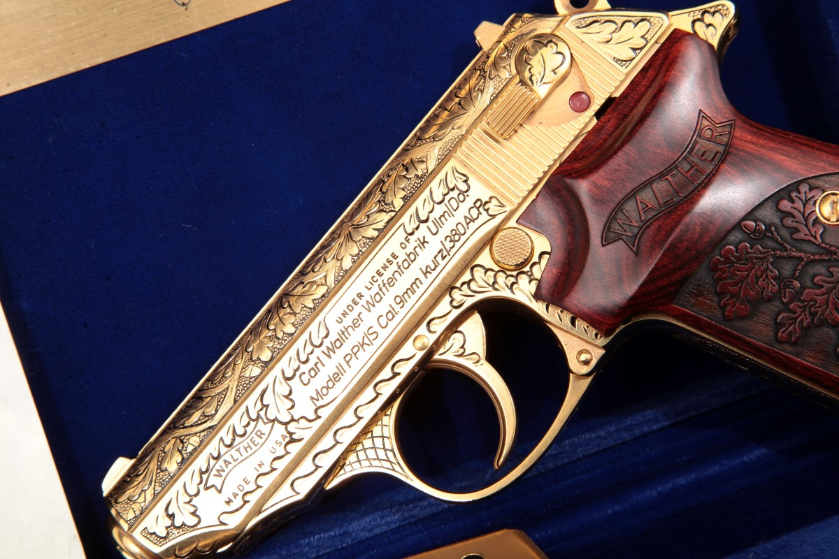 Interarms Walther Ppk/S American Limited Collectors Series, Gold 3 Da ...