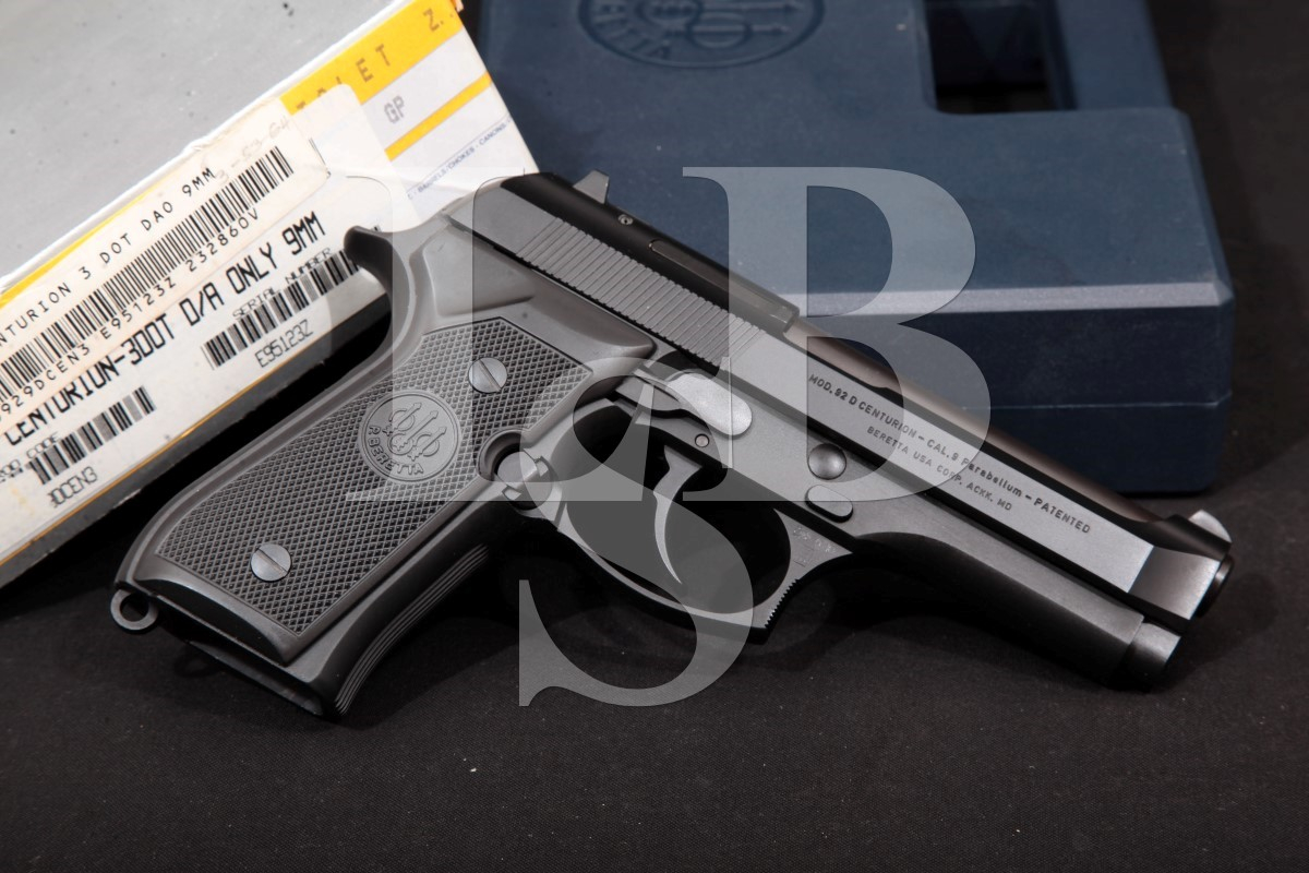 Beretta Model 92d 92-D Centurion P0929dcen3, Bruniton & Black 4 1/4 ...