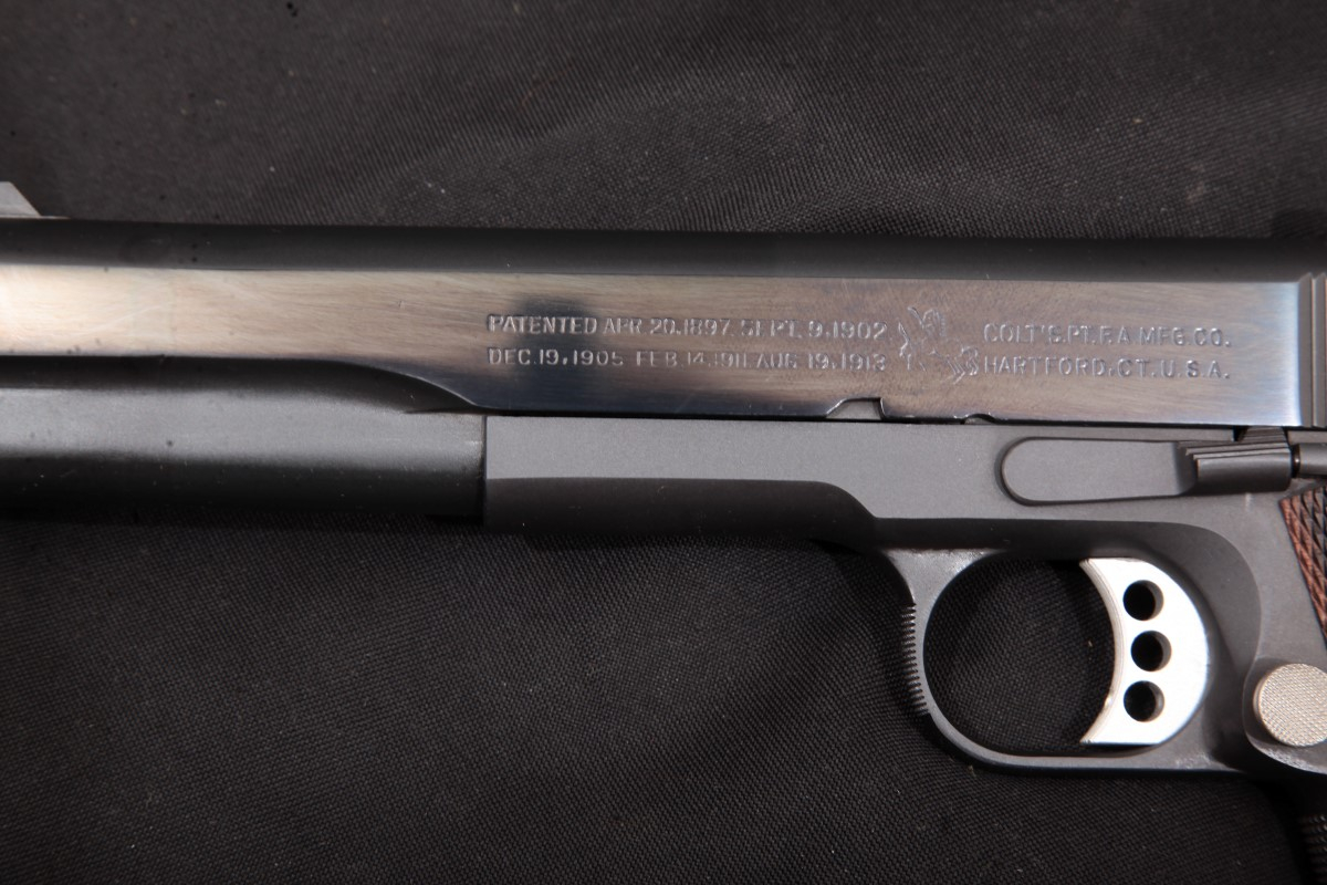 Caspian Arms Custom Long-Slide 1911 Colt Slide, Blue 6" Adjustable ...