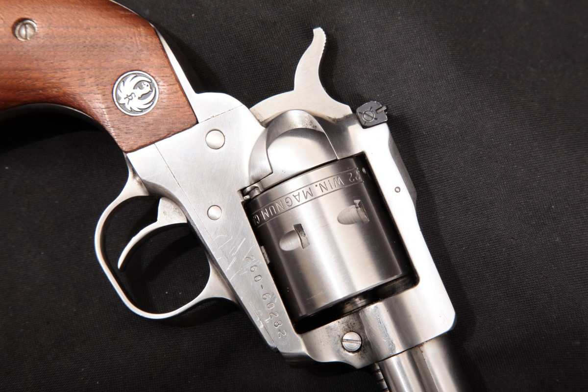 Sturm, Ruger & Co. Inc New Model Single-Six Convertible, Stainless 6 1/ ...