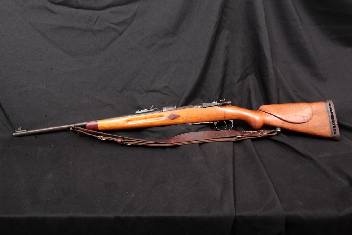 Peruvian Mauser Fn Model 1935 Short, Non-Import, Blue 19 Sporterized ...