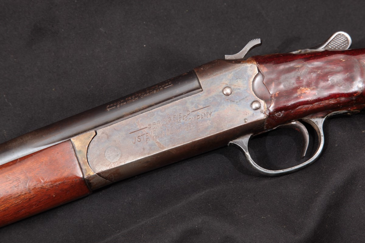 J. Stevens Arms Co. Springfield Model 94b 28" Top Break Exposed Hammer ...
