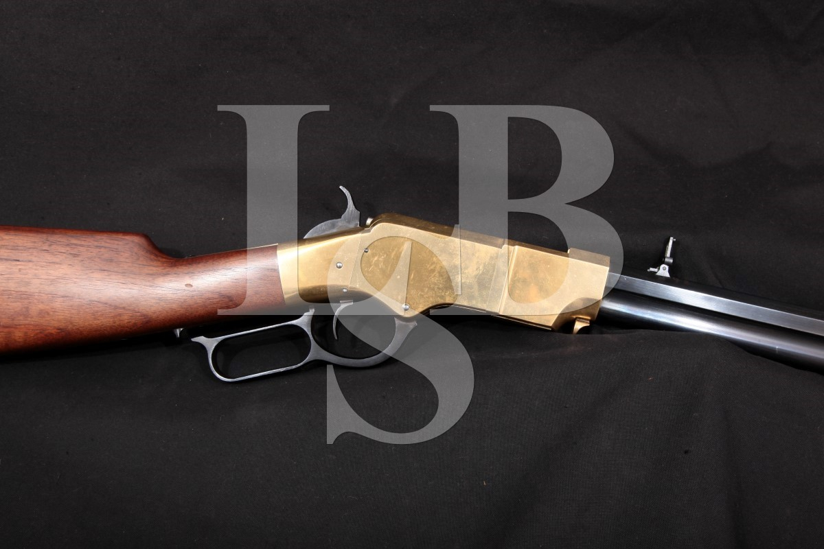 Navy Arms Company Reproduction Model 1860 Henry, Blue & Brass 22" Lever ...