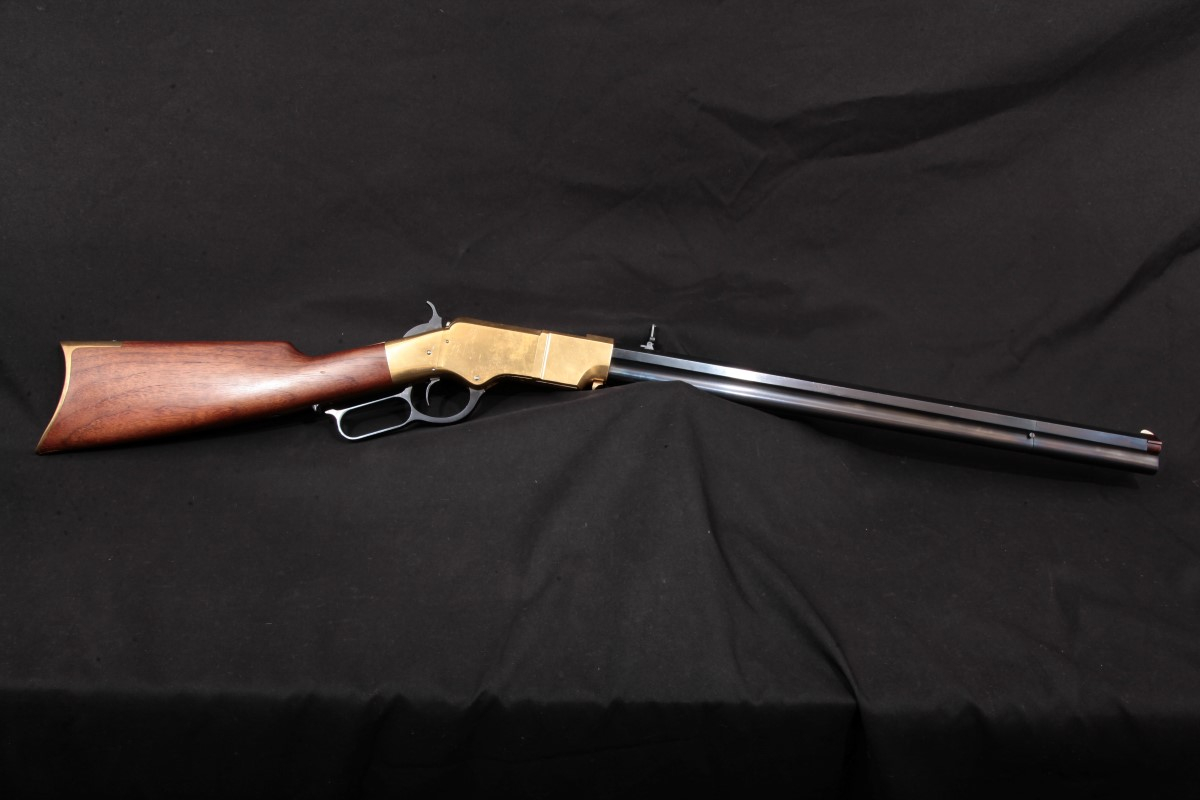 Navy Arms Company Reproduction Model 1860 Henry, Blue & Brass 22" Lever ...