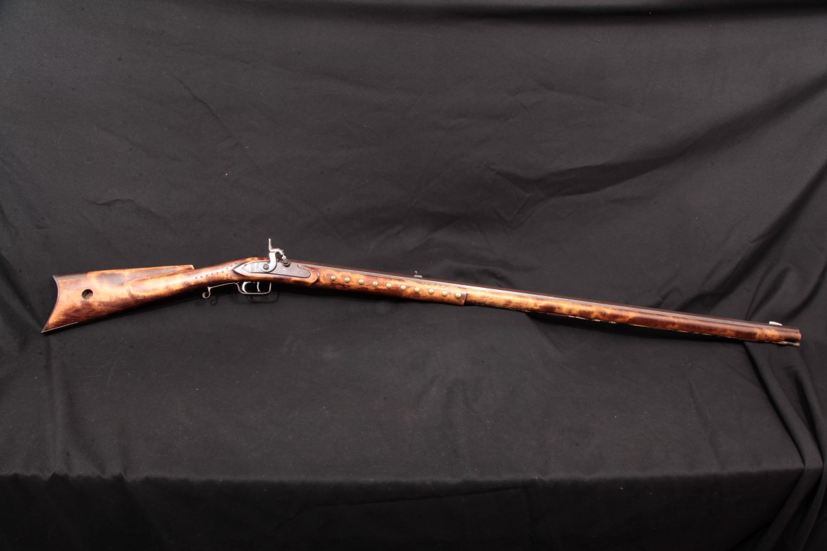 Dixie Gun Works Kentucky Long Rifle, Steel 41" Single-Shot Percussion ...