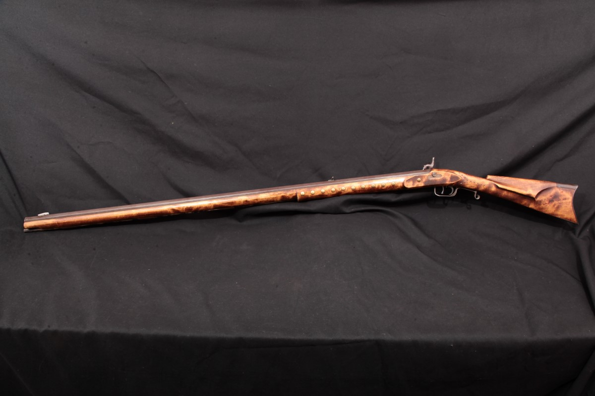 Dixie Gun Works Kentucky Long Rifle, Steel 41" Single-Shot Percussion ...