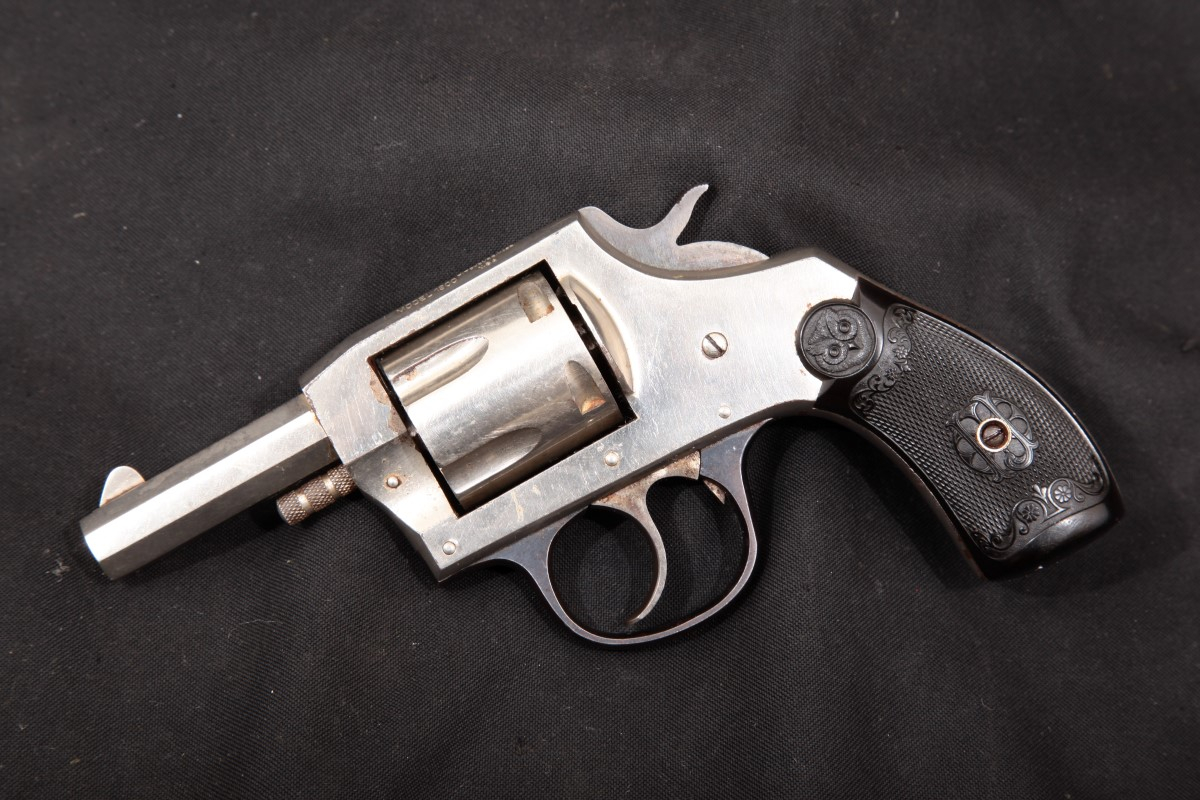 Iver Johnson Model 1900 Large Solid Frame Revolver, 2nd Year Of Mfg ...