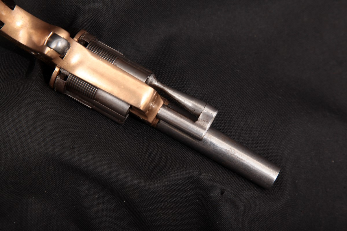 Brooklyn F.A. Co. Slocum Patent Revolver, Silvered Brass & Blue 3 ...