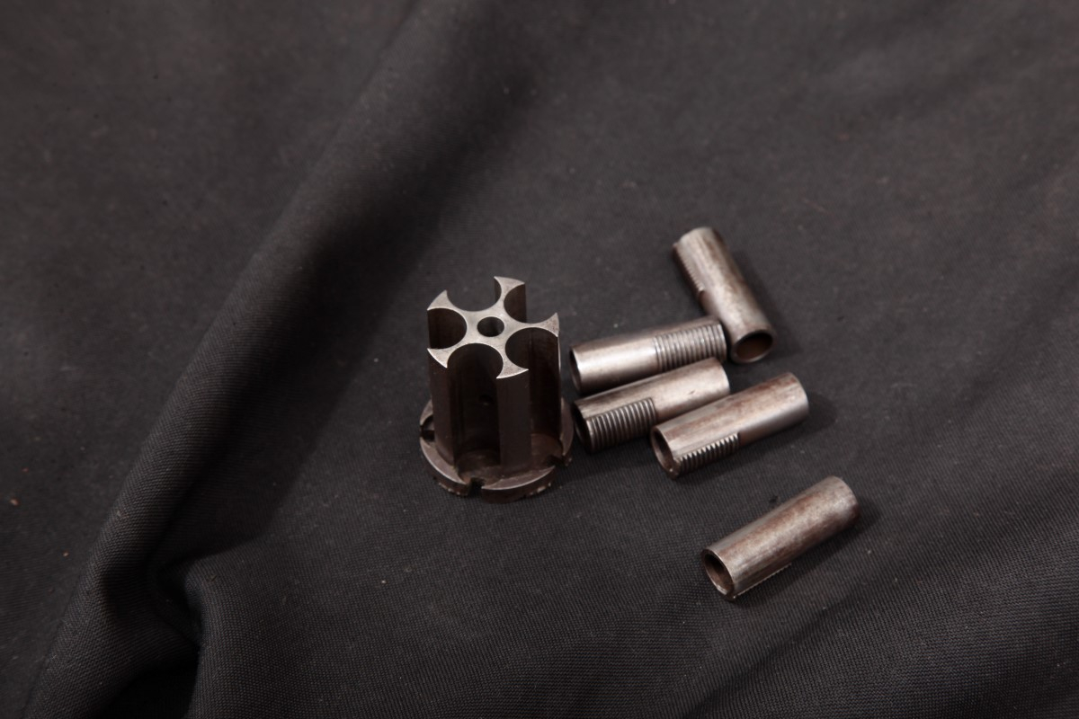 Brooklyn F.A. Co. Slocum Patent Revolver, Silvered Brass & Blue 3 ...