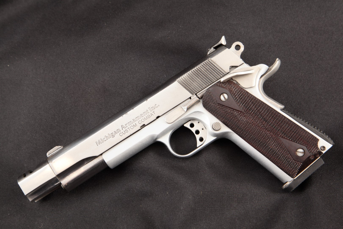 Michigan Armament Custom Combat 1911, Compensated 5" Sa Semi Automatic ...