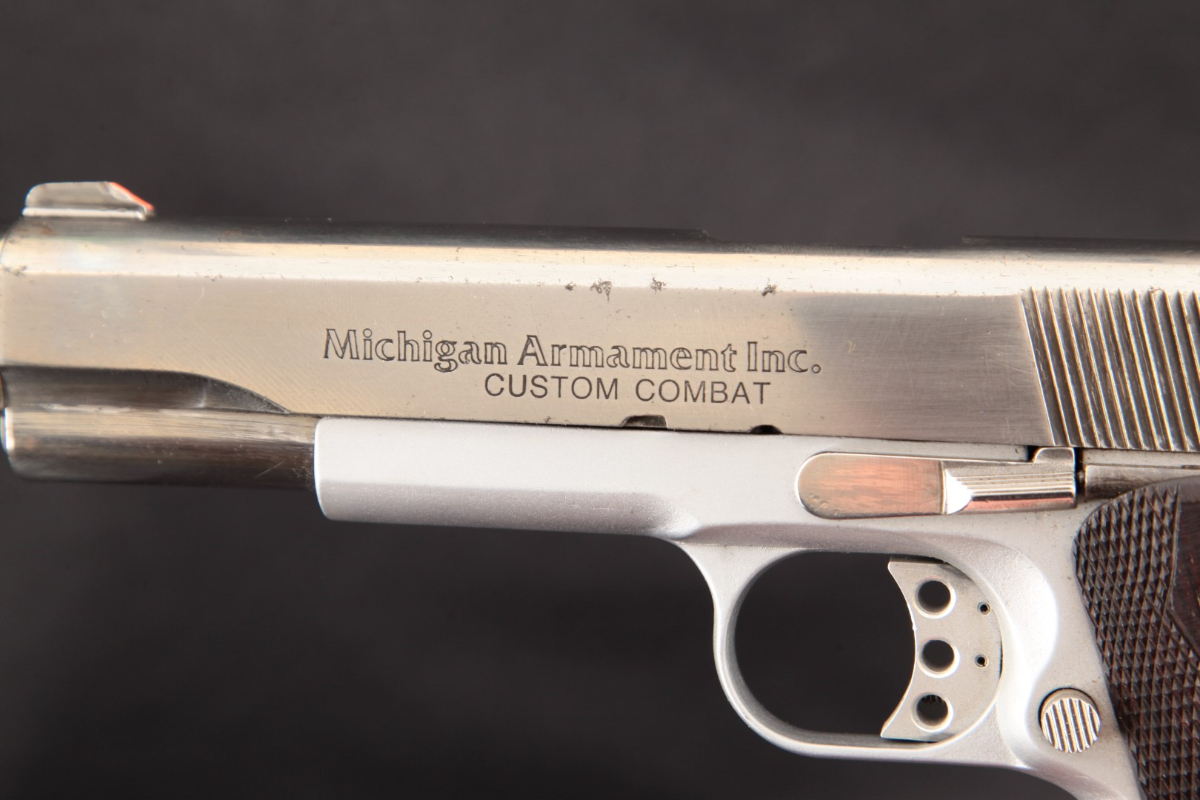 Michigan Armament Custom Combat 1911, Compensated 5" Sa Semi Automatic ...