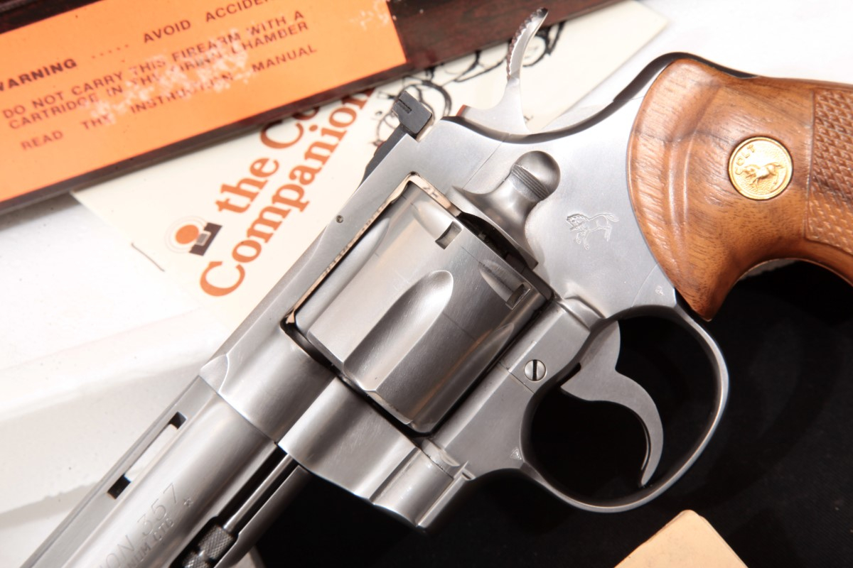Colt Python Model I3060, Stainless 6" Sa/Da Double Action Revolver ...