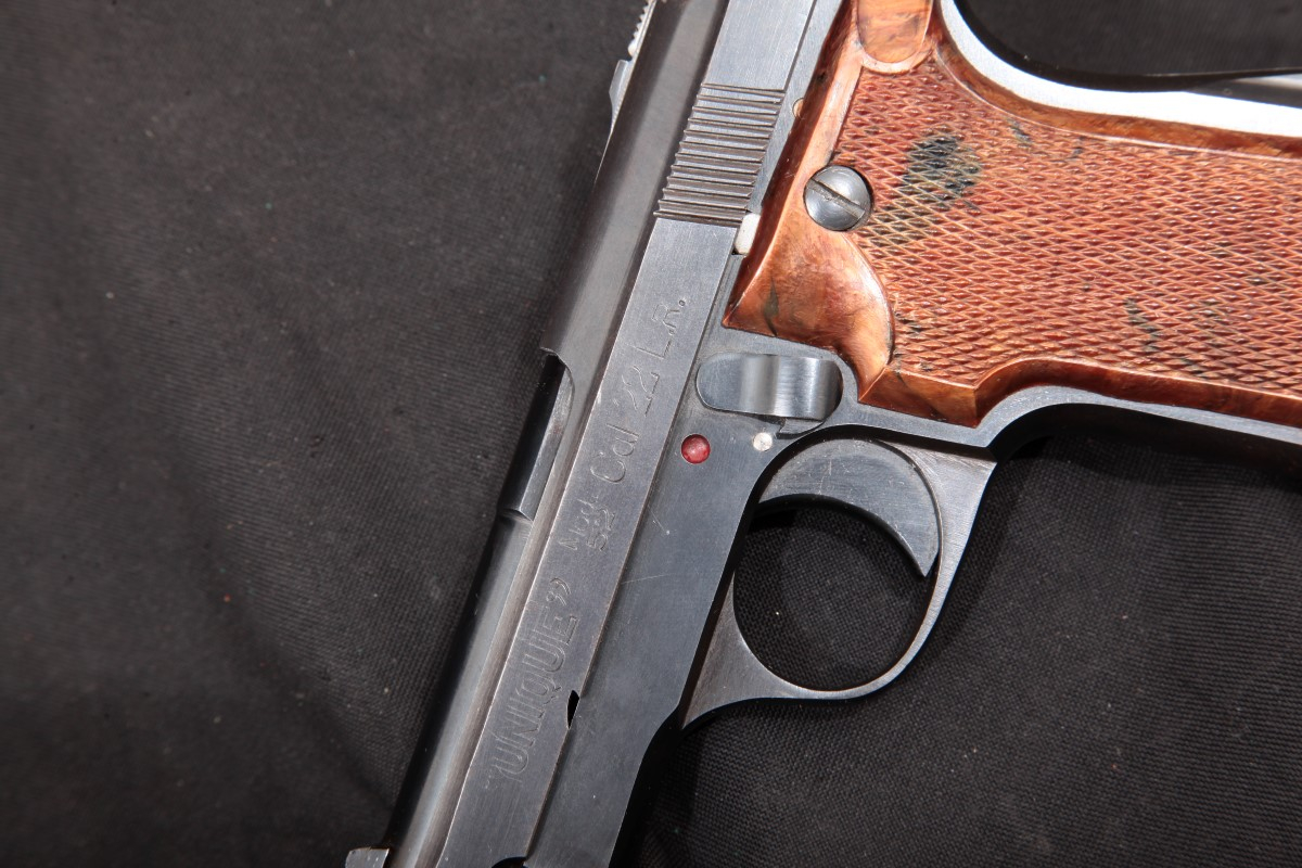 French M.A.P.F. Unique Model 52, Blue, 3 1/4 Sa Semi-Automatic Pistol ...