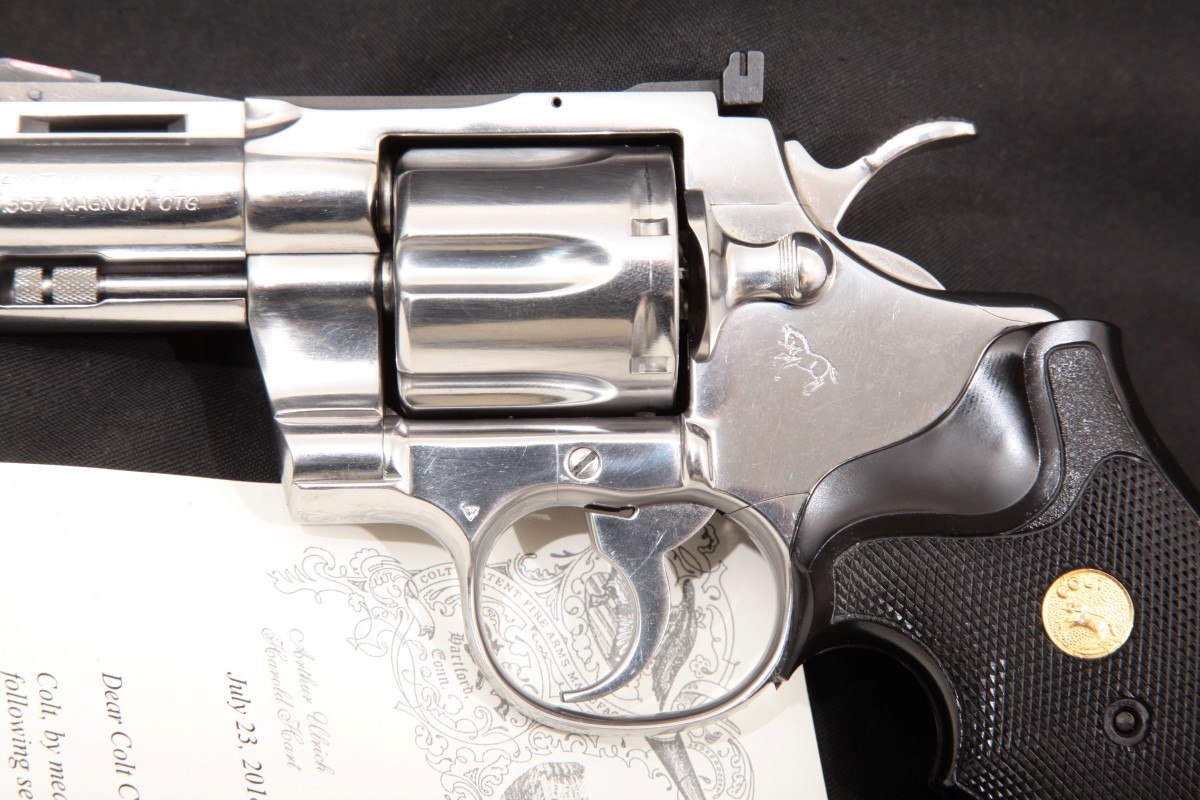 Colt Python Model I3021, Bright Stainless 2 1/2" Sa/Da Double Action ...