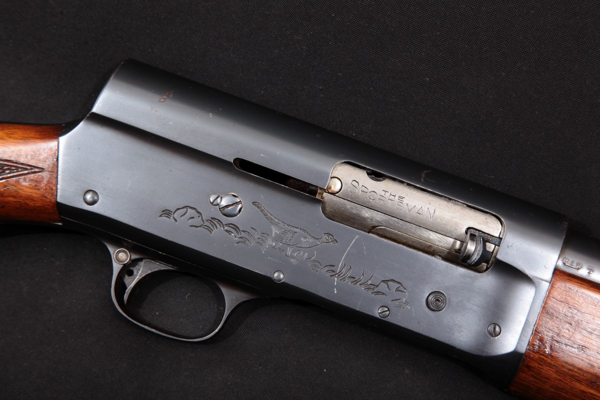 Remington Sportsman Model U.S. Marked Riot Gun, Blue 20" Semi-Automatic ...